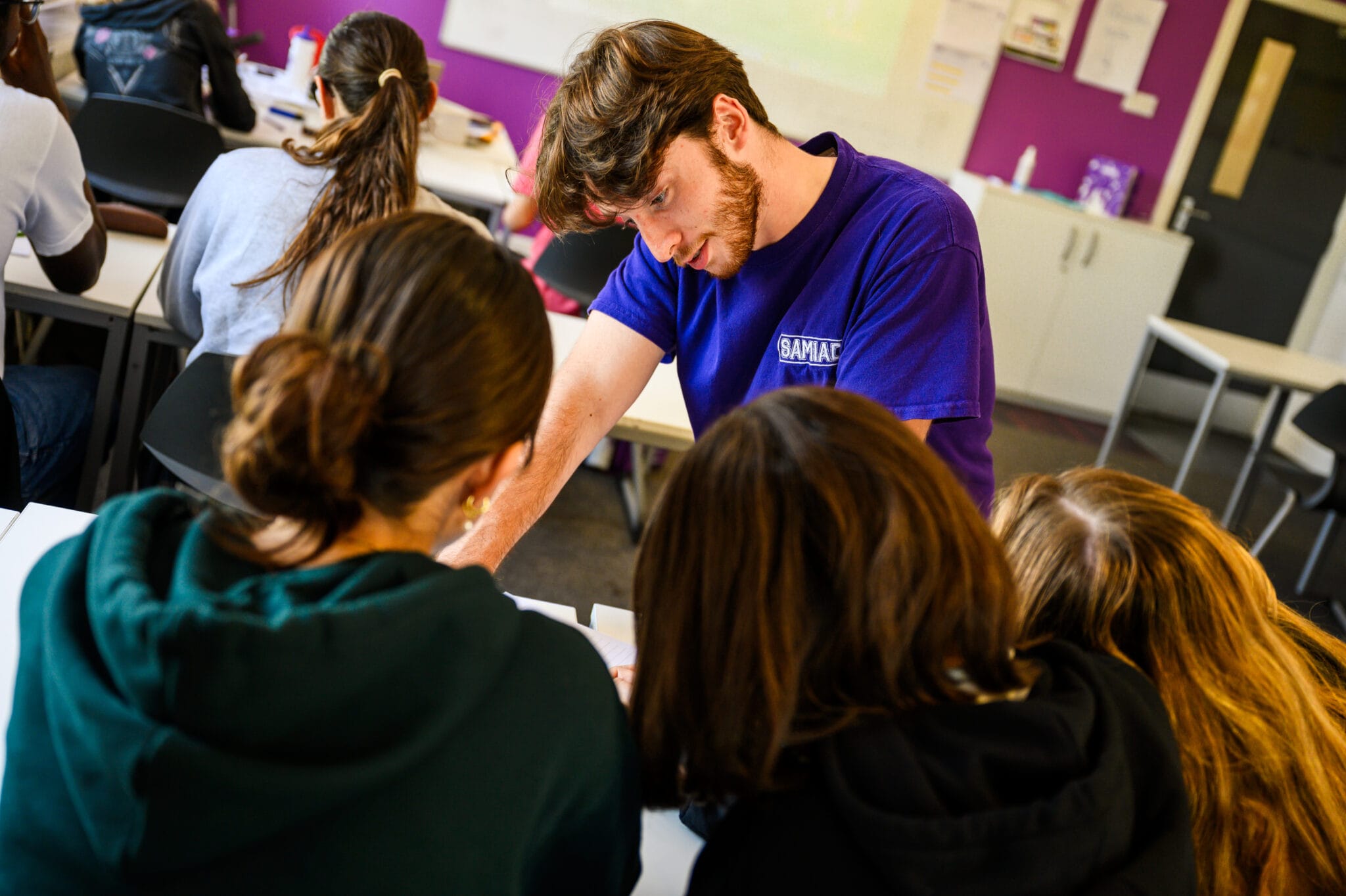 What is the immersion technique for learning English?